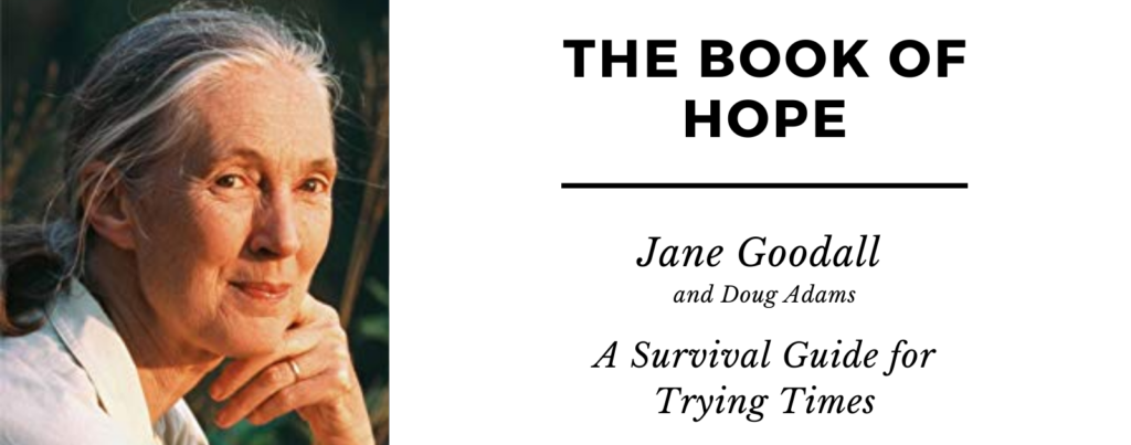 book of hope banner – Jane Goodall's Good for All News